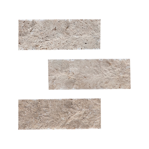 Revestimento Travertino Rústico Brick - Travertino Brick Rústico - Pasinato