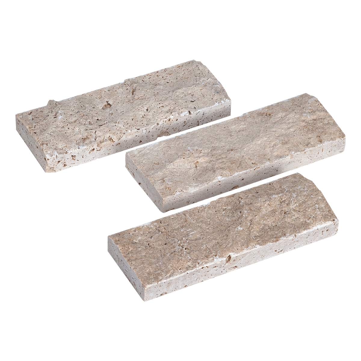 Revestimento Travertino Rústico Brick - Travertino Brick Rústico - Pasinato