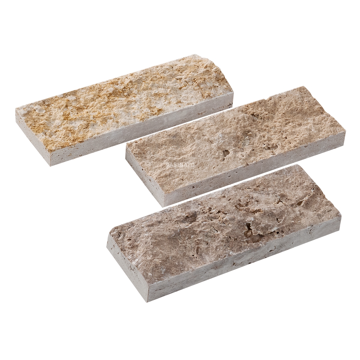 Revestimento Travertino Rústico Brick Sparta - Travertino Rústico Brick ...